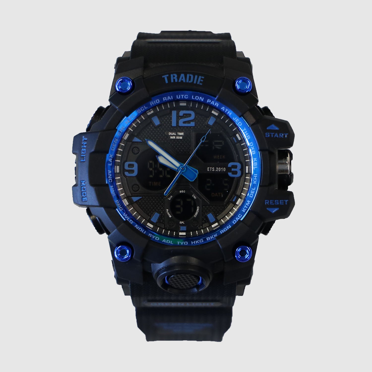 Analogue Dial Watch - Black | TRADIE