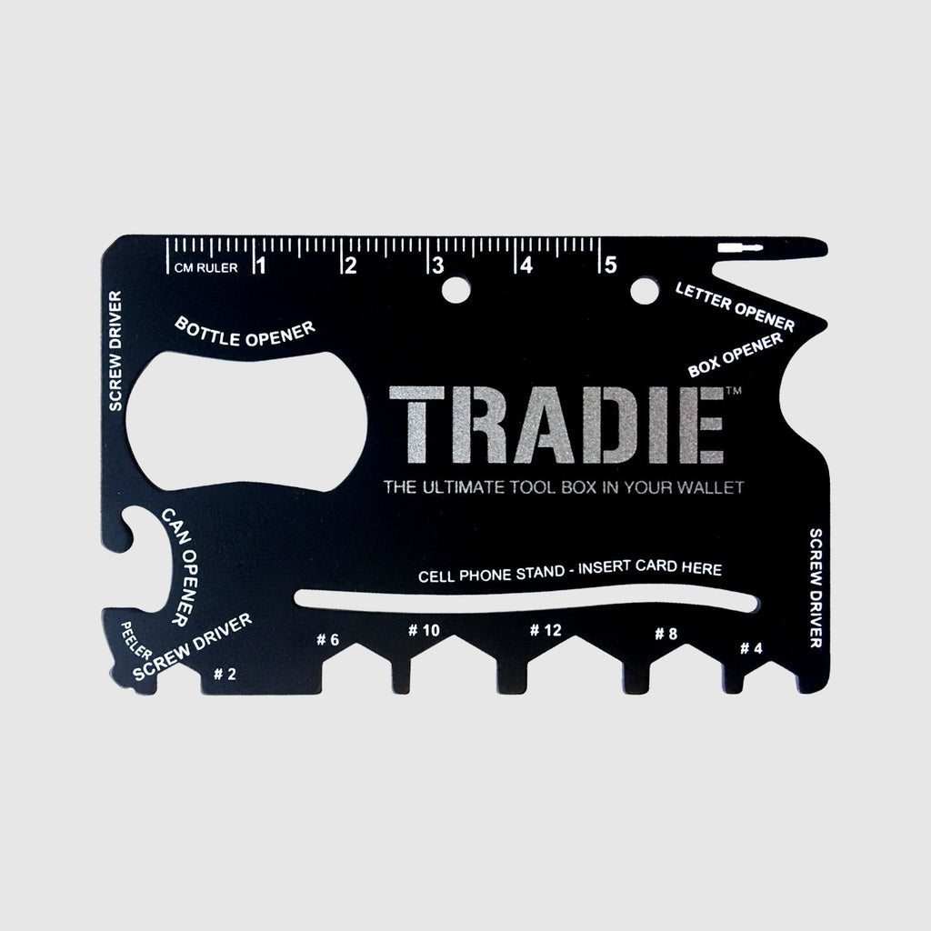 Wallet Tool (Hand Tool) - Black | TRADIE